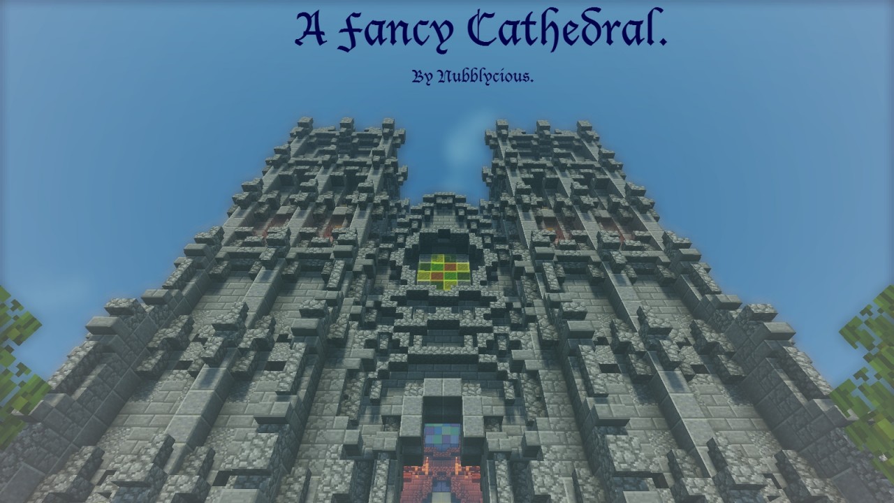 A Fancy Cathedral - (Plot Build.) Minecraft Map