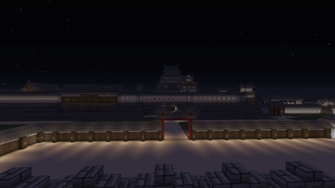 XBox 360 Japanese Castle - Kankoekuji Minecraft Map