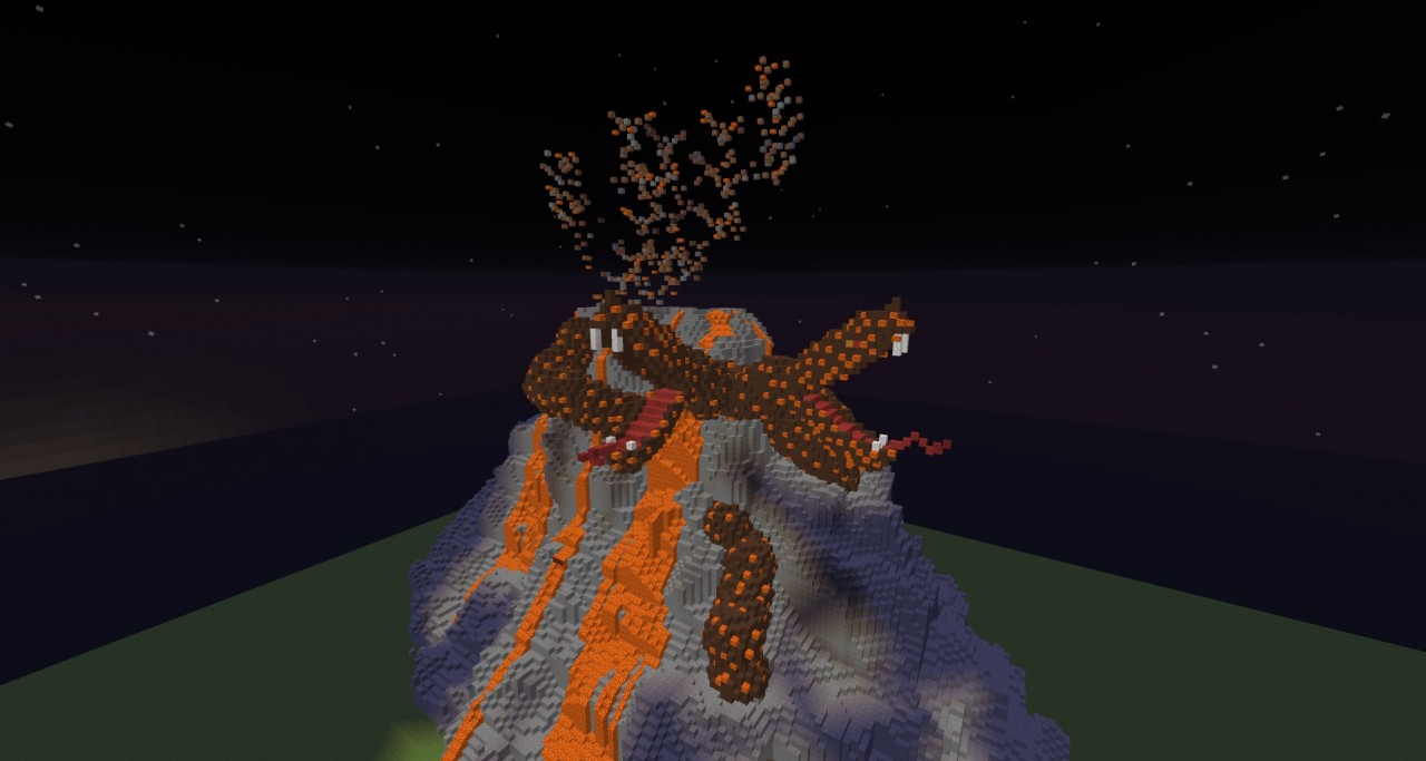 Two-Headed Lava Snake ♔ Minecraft Map