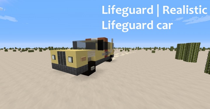 Lifeguard | Realistic Lifeguard Car Minecraft Map