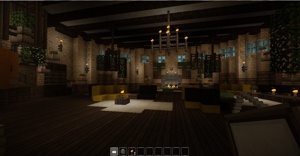 Hufflepuff common room Minecraft Map