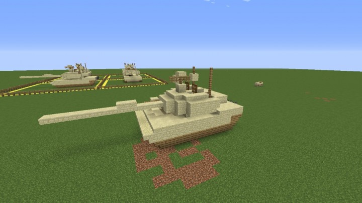 [PC] Driveable M1 Abrams Minecraft Map
