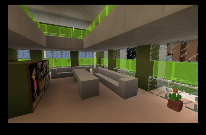 The modern stay Minecraft Map