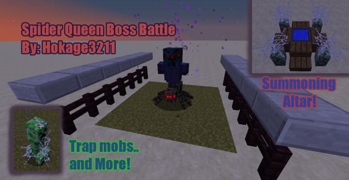 Spider Queen Boss Battle (1.8.8) Minecraft Map