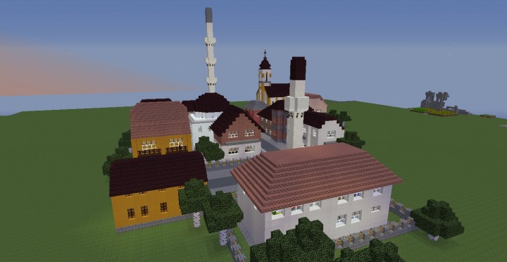 Towns in Bosnia & Herzegovina Minecraft Map