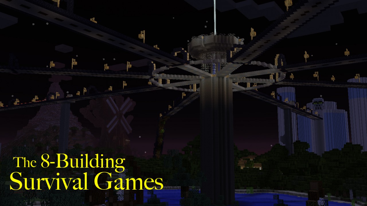 The 8-Building Survival Games Minecraft Map