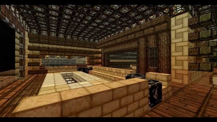 Sandstone House Minecraft Map