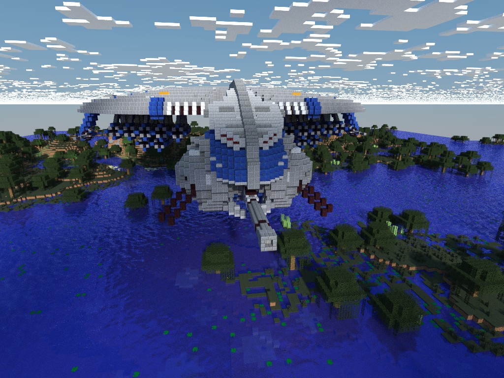 HMP Droid Gunship (FUNCTIONAL) STAR WARS Minecraft Map