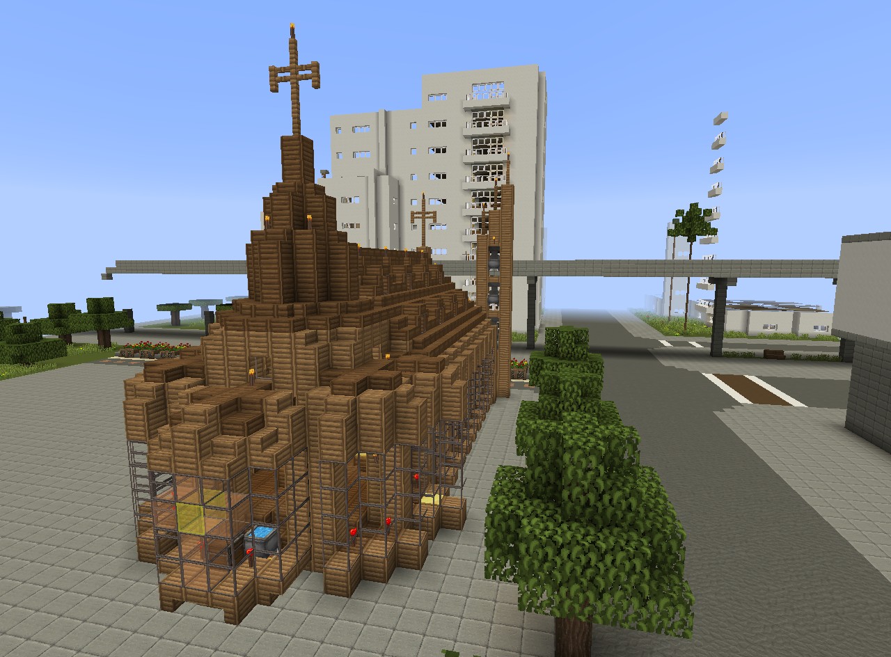 St. Augustine's Roman Catholic Church, Los Angeles Minecraft Map