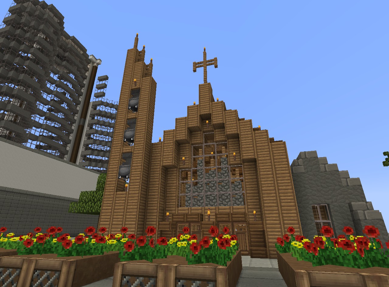 St. Augustine's Roman Catholic Church, Los Angeles Minecraft Map