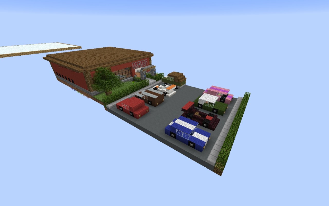 Multiplayer Arcade Minecraft Map