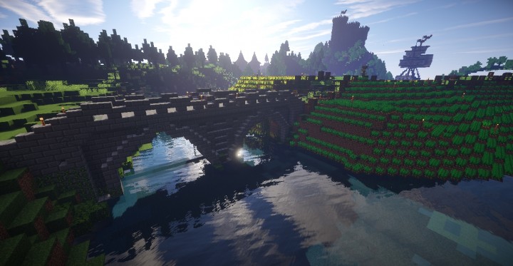 Mittelalterliche Steinbrücke/ Medieval Stonebridge TUTORIAL Minecraft ...