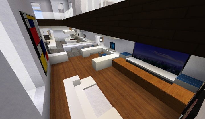 Interior design In Andy's TP! Minecraft Map