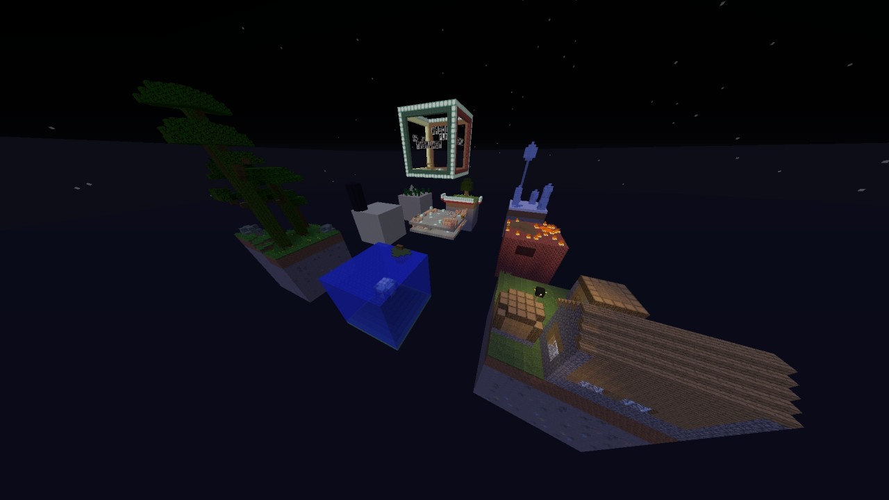 Teleportation Skyblock Minecraft Map