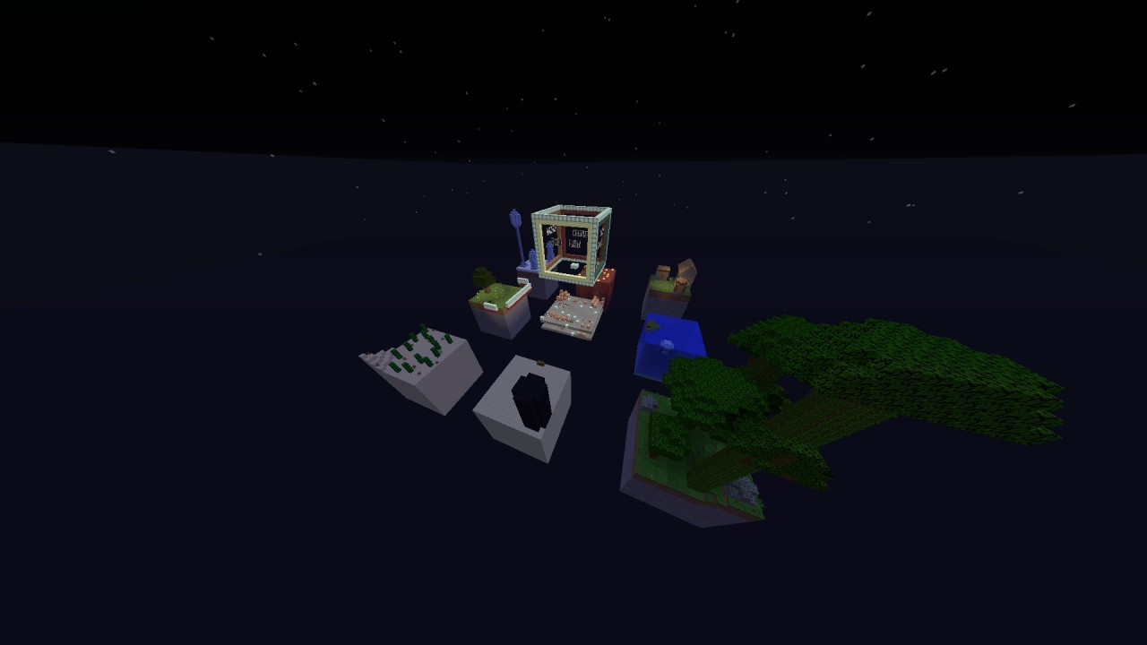 Teleportation Skyblock Minecraft Map