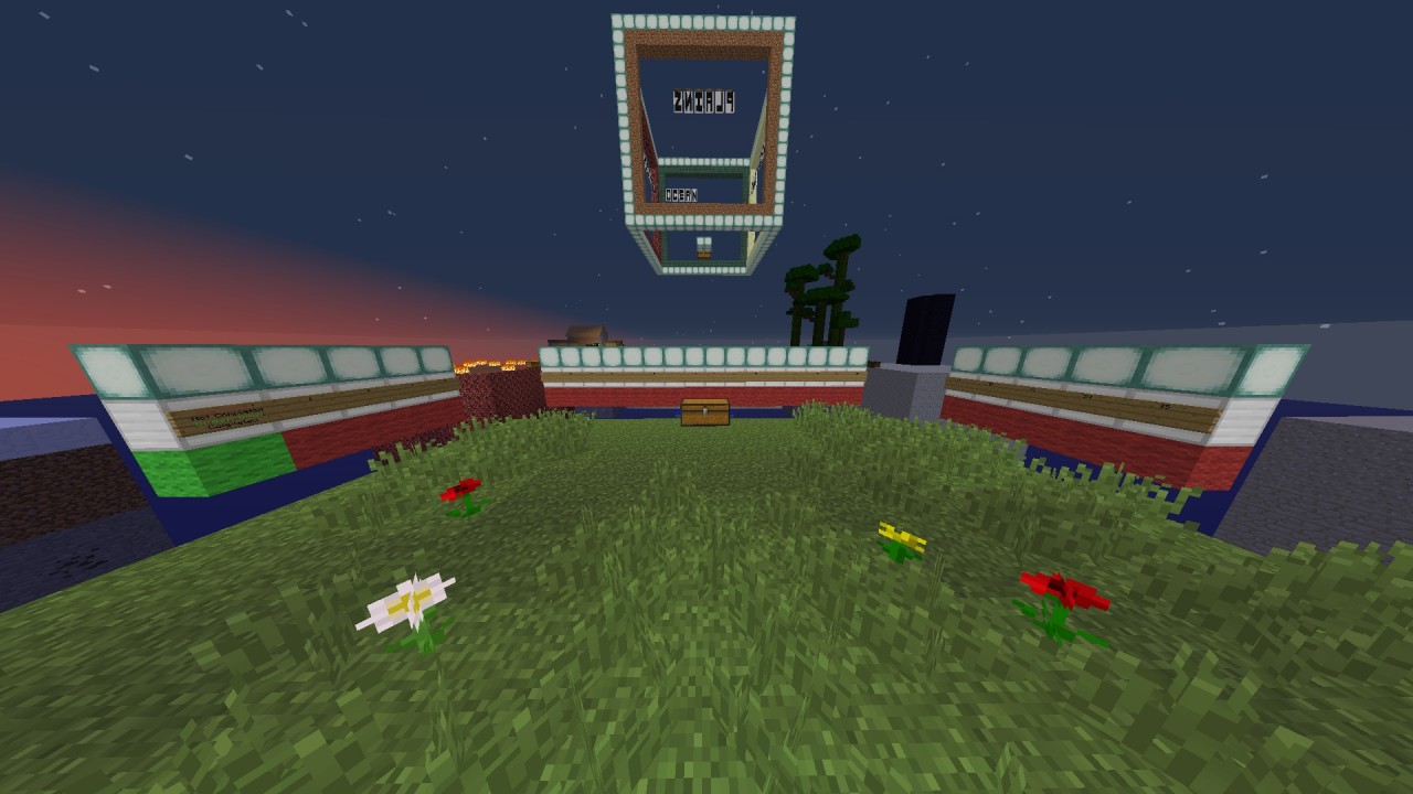 Teleportation Skyblock Minecraft Map