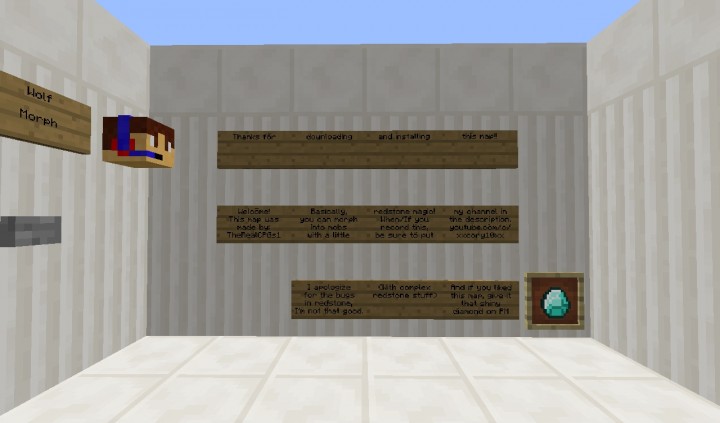 Morphing in Vanilla Minecraft! Minecraft Map