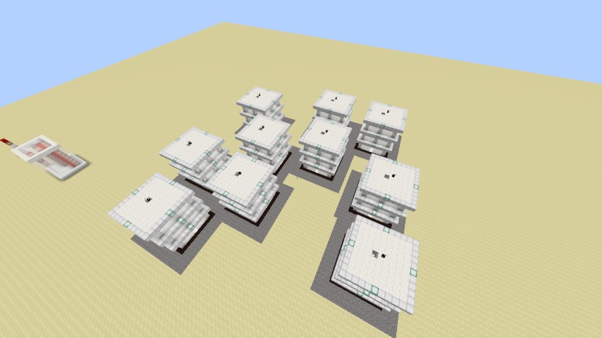 City Generator with only one command block! | Create your own towns ...