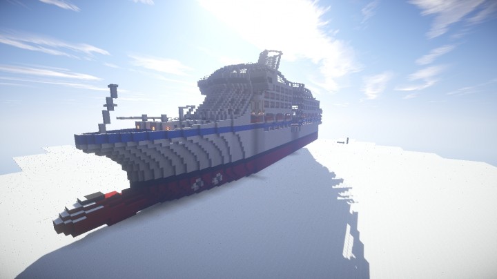 OCL Cruise Ship Titanic Voyager Minecraft Map