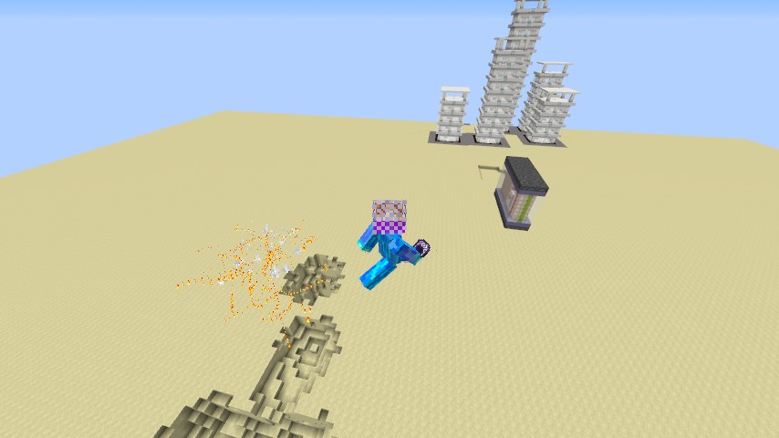 Particle Trails with only one command! | Vanilla TNT, Arrow and Flame Trails! Minecraft Map