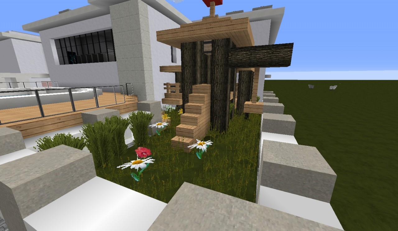 Modern House in Andy's TP! Minecraft Map