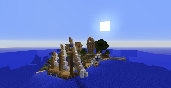 Island Village Minecraft Map