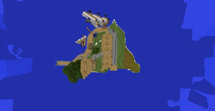 Island Village Minecraft Map