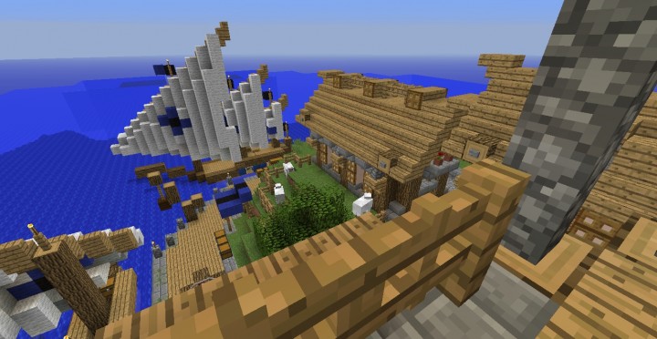Island Village Minecraft Map