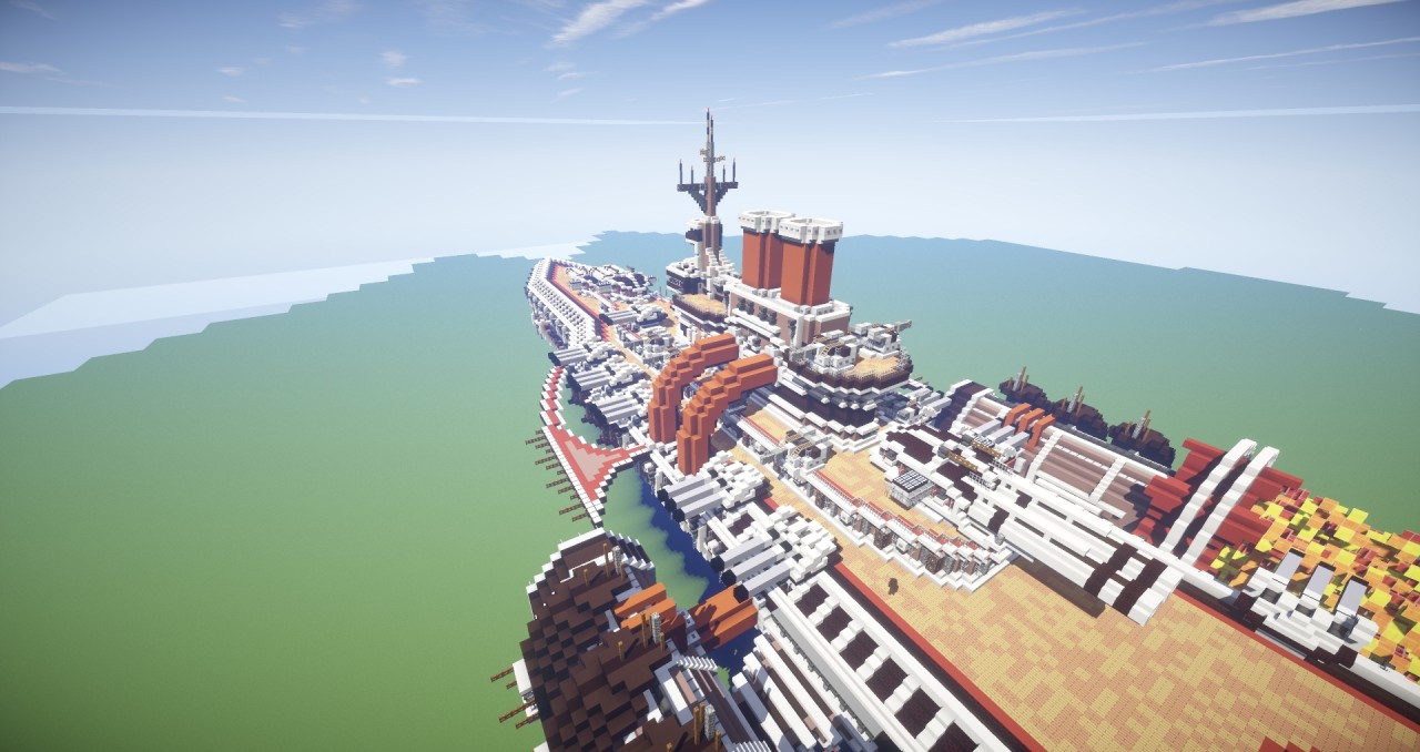 ARK-130 A1 Superheavy Gunship Minecraft Map