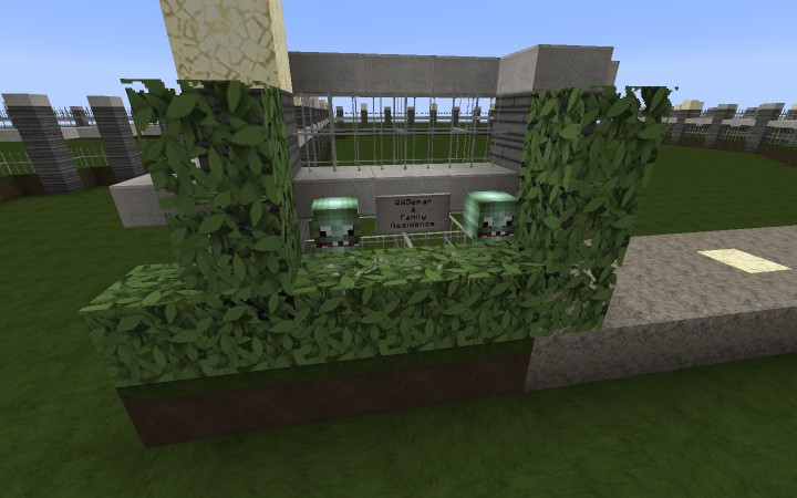 Gated Community official fence plot Minecraft Map