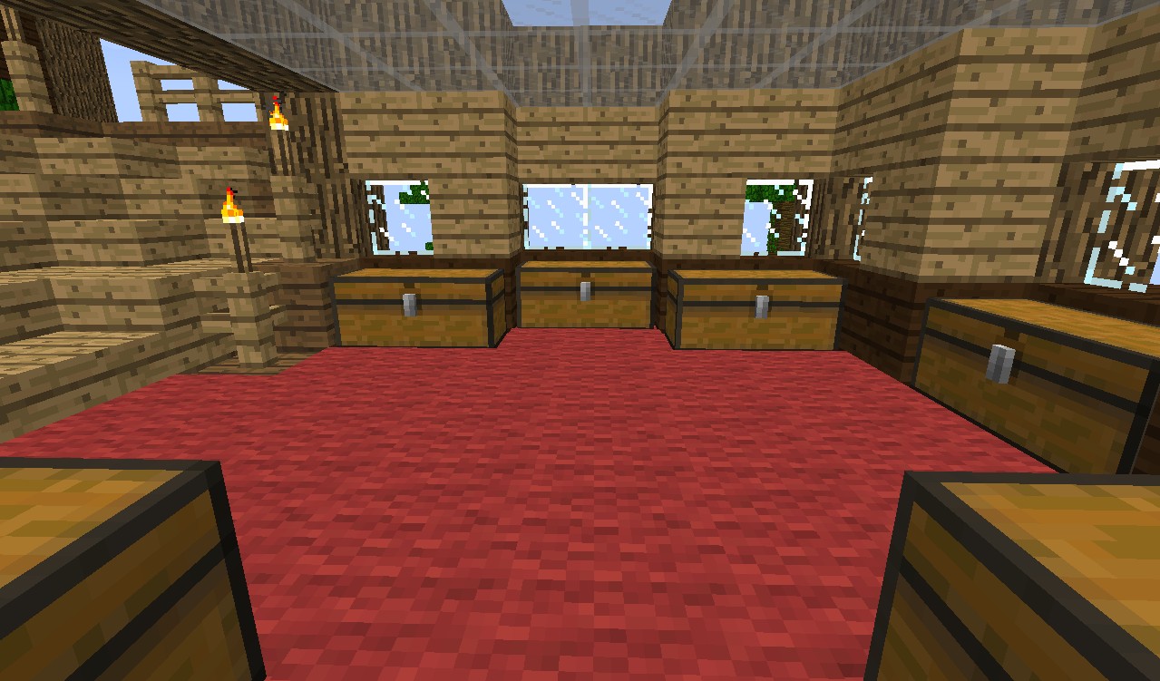 Cool 4 Room Treehouse Minecraft Map