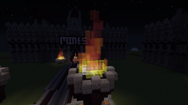 Glass Fire Minecraft Project
