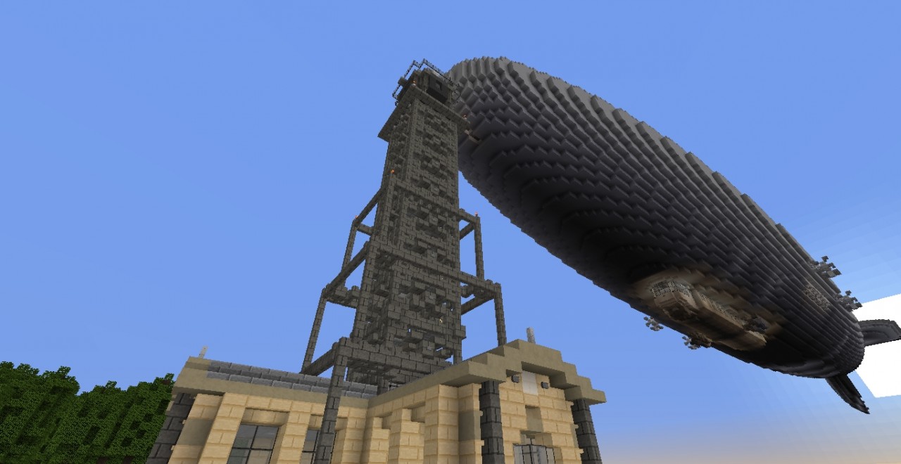 Passenger Zeppelin | (60 Sub Special) | Interior Included Minecraft Map