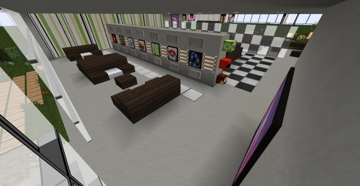 Small Modern Restaurant Minecraft Map
