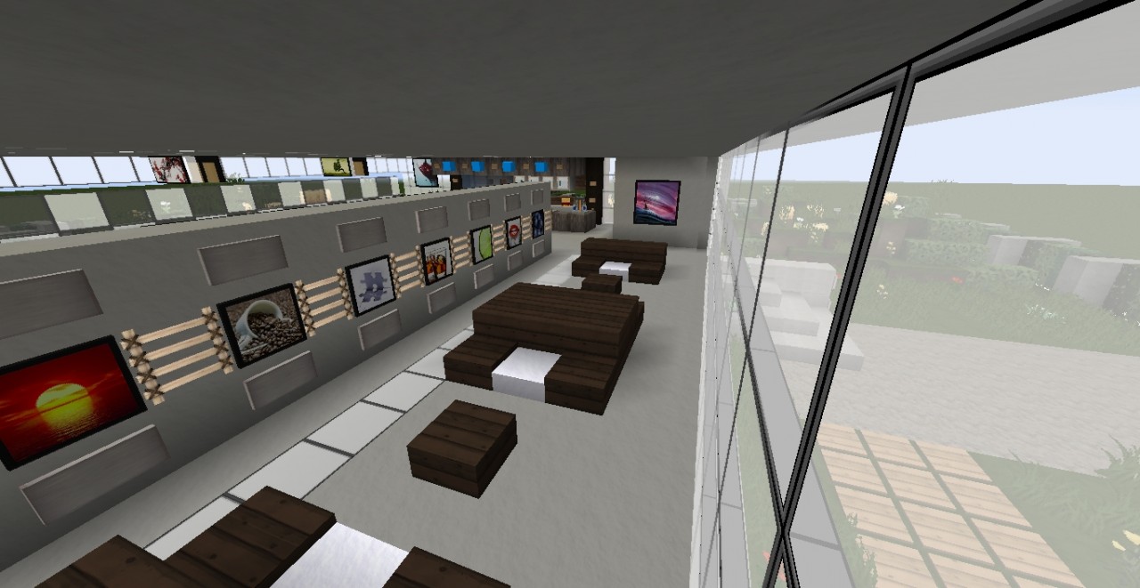 Small Modern Restaurant Minecraft Map