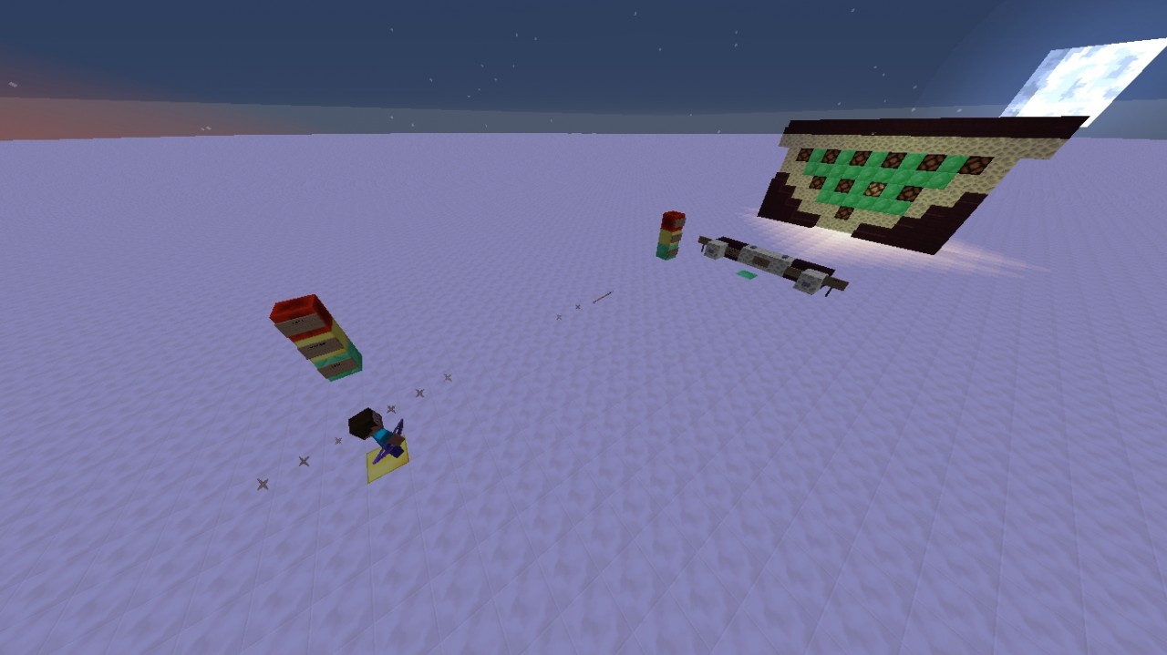 Full automaticly Dart Bord,shooting gallery Minecraft Map