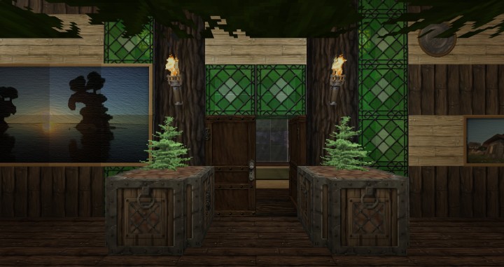 Tree house design. Minecraft Map