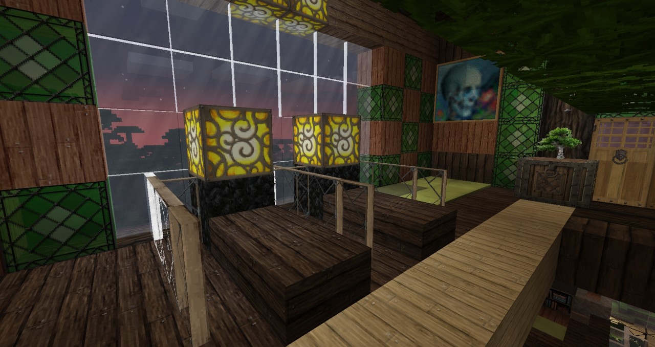 Tree house design. Minecraft Map