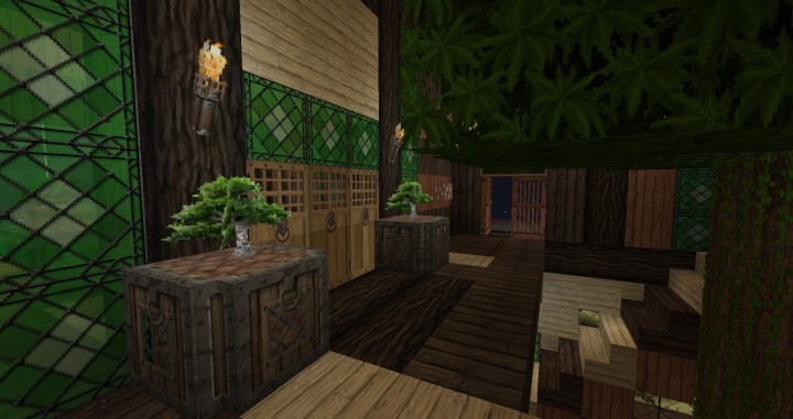 Tree house design. Minecraft Map