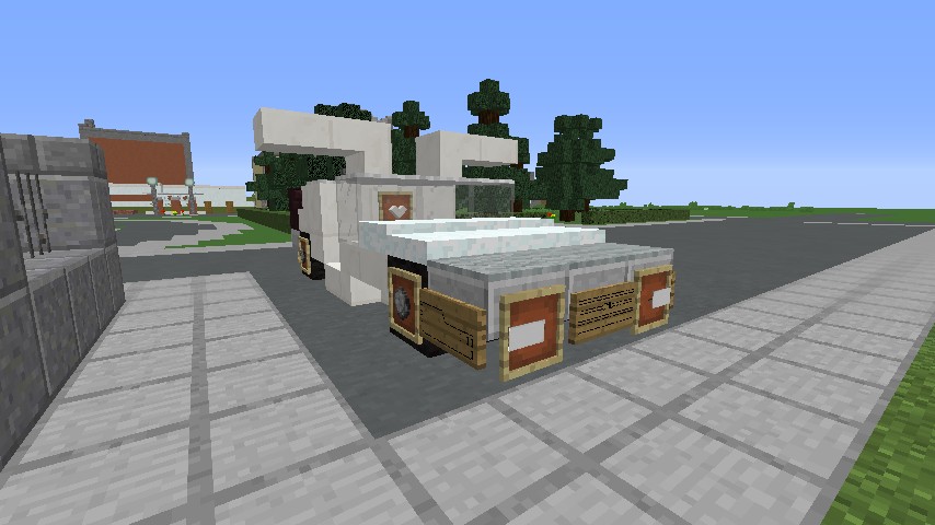 Delorean Time Machine Minecraft Map