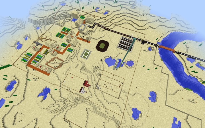 desert resort Minecraft Map