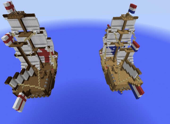 TNT ship battle Minecraft Map