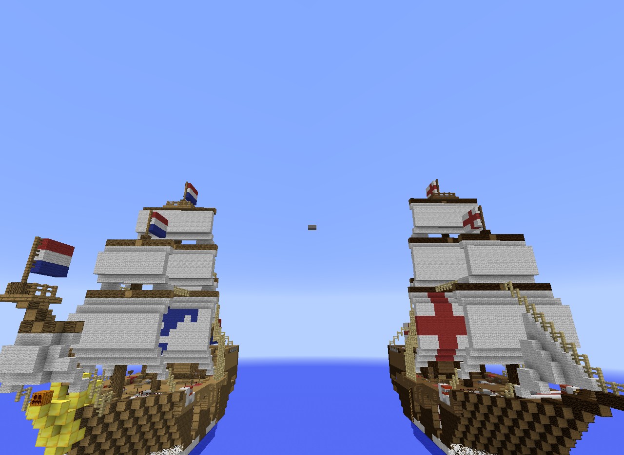 TNT ship battle Minecraft Map