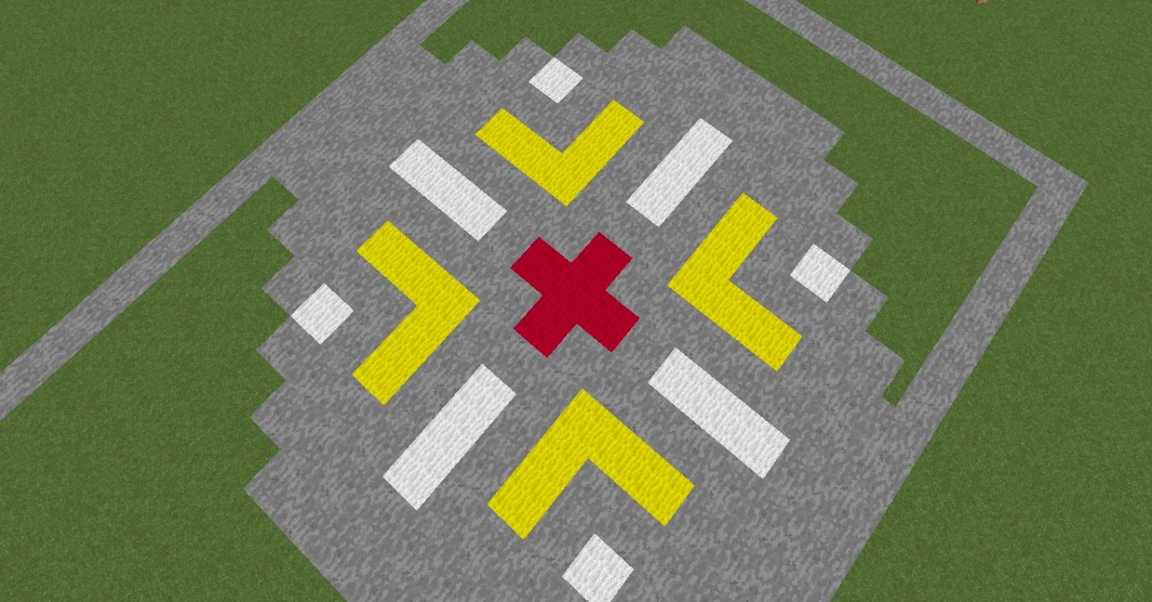 Jurassic Park Helipad Minecraft Map
