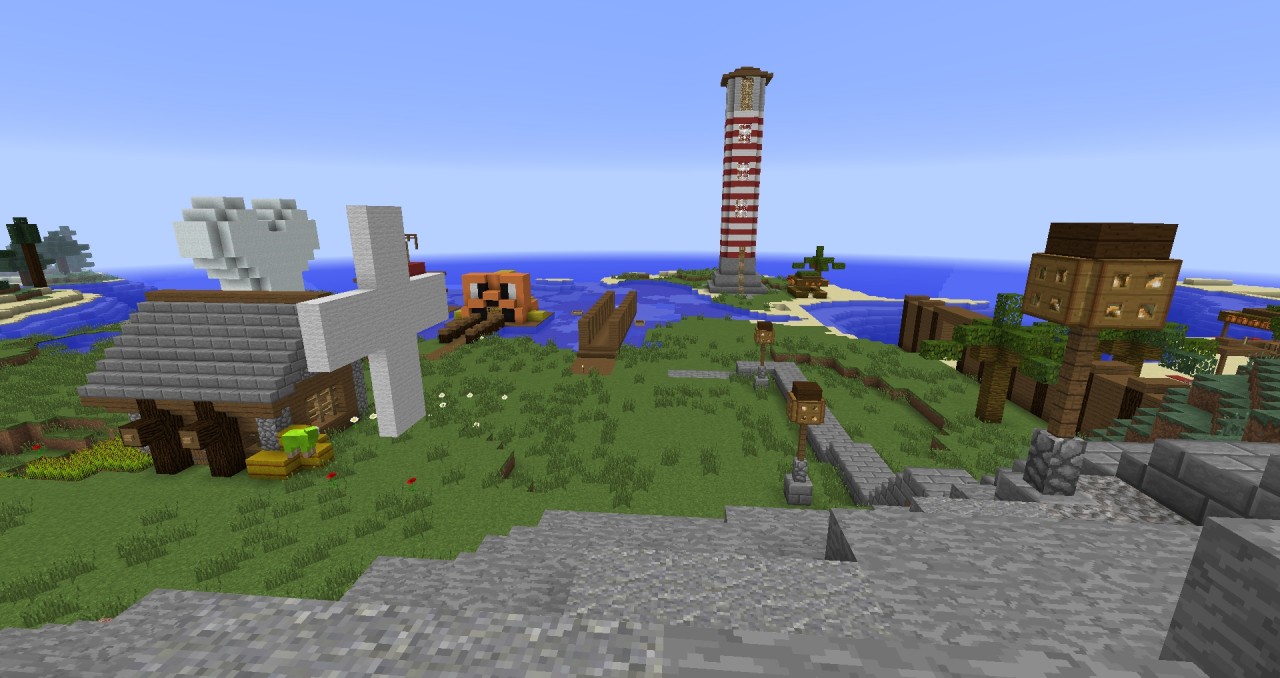 Survival+Treasure Hunt! Minecraft Map