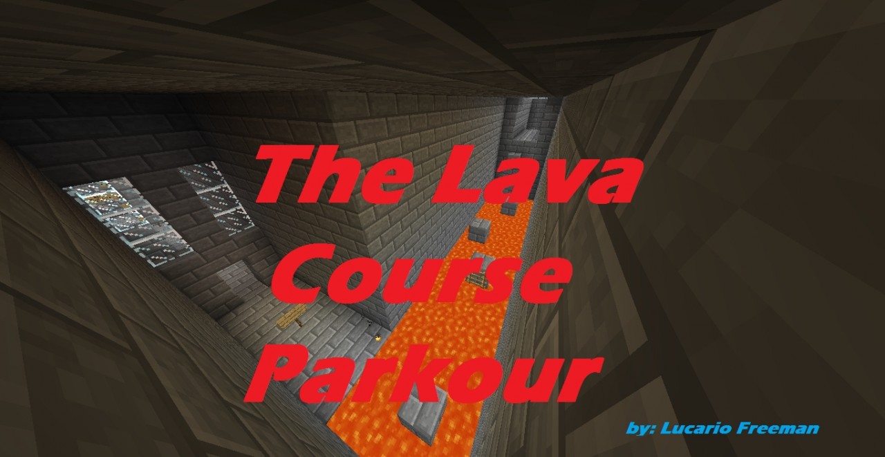 The Lava Course Parkour Map Minecraft Map
