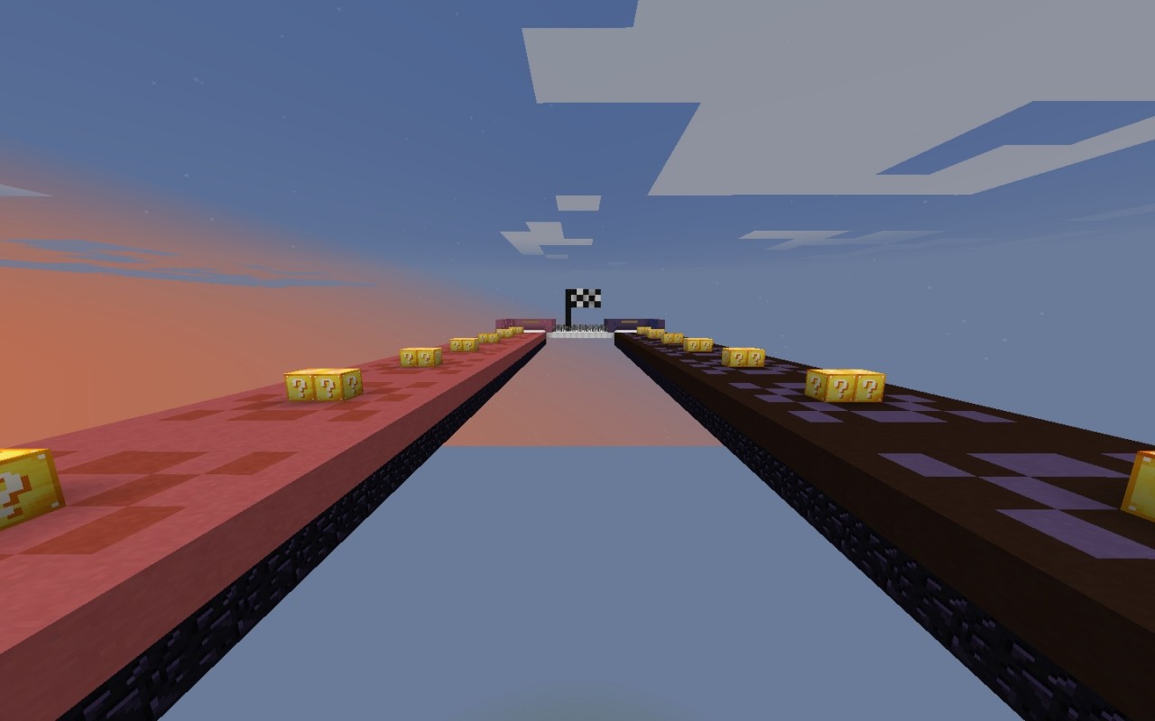 Lucky Block Race: For PopularMMOs and GamingWithJen ! Minecraft Map