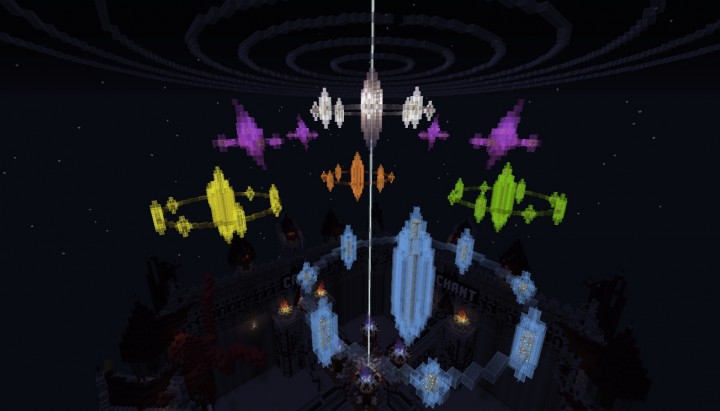 Floating Crystals Minecraft Project