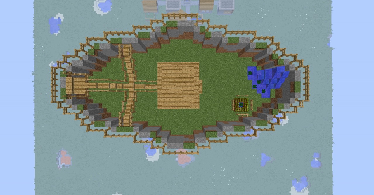 Small Floating House Minecraft Map