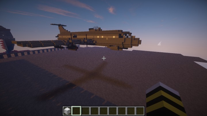 War Plane: flying Bismarck Minecraft Project